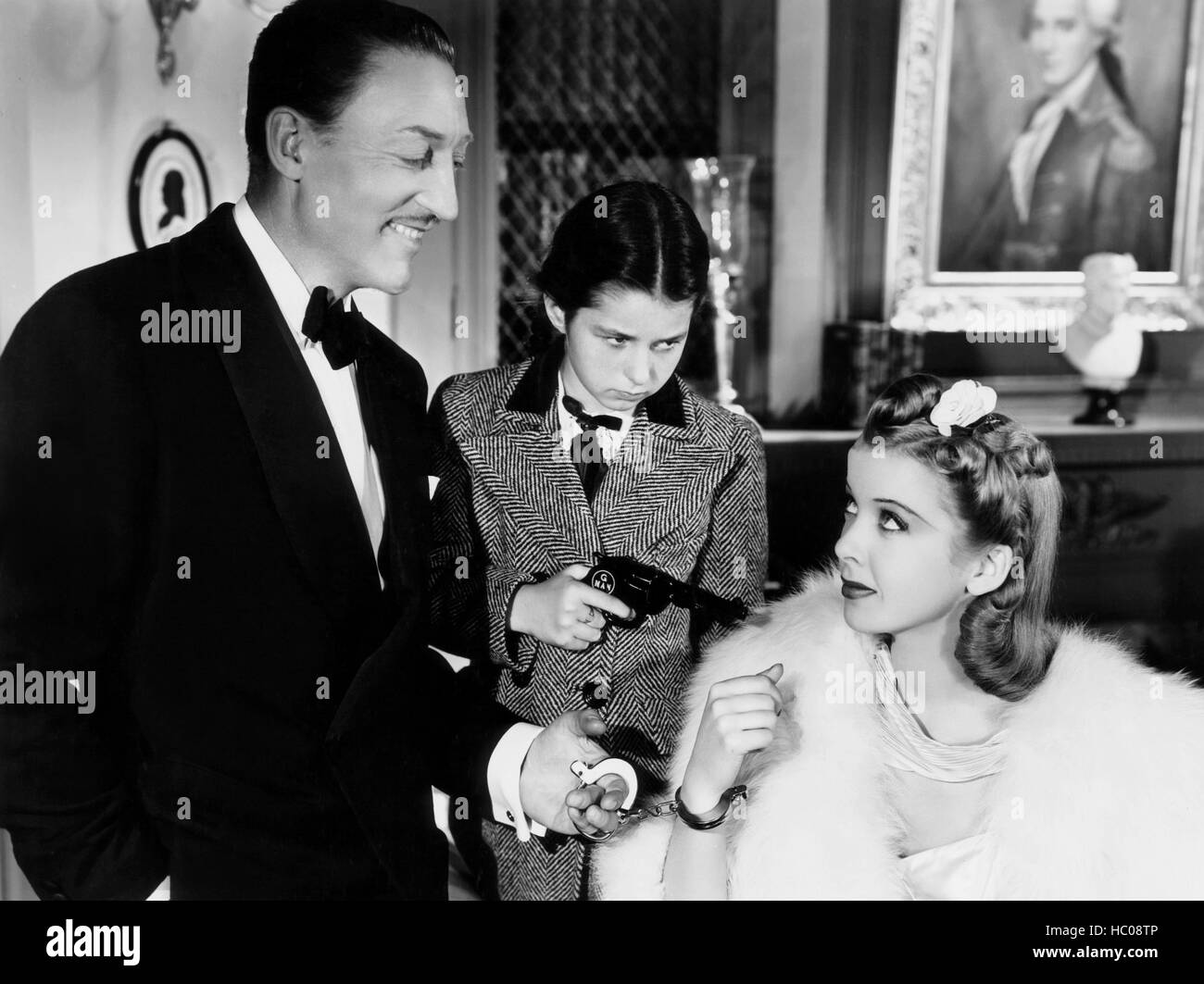 THE LONE WOLF SPY HUNT, from left, Warren William, Virginia Weidler ...