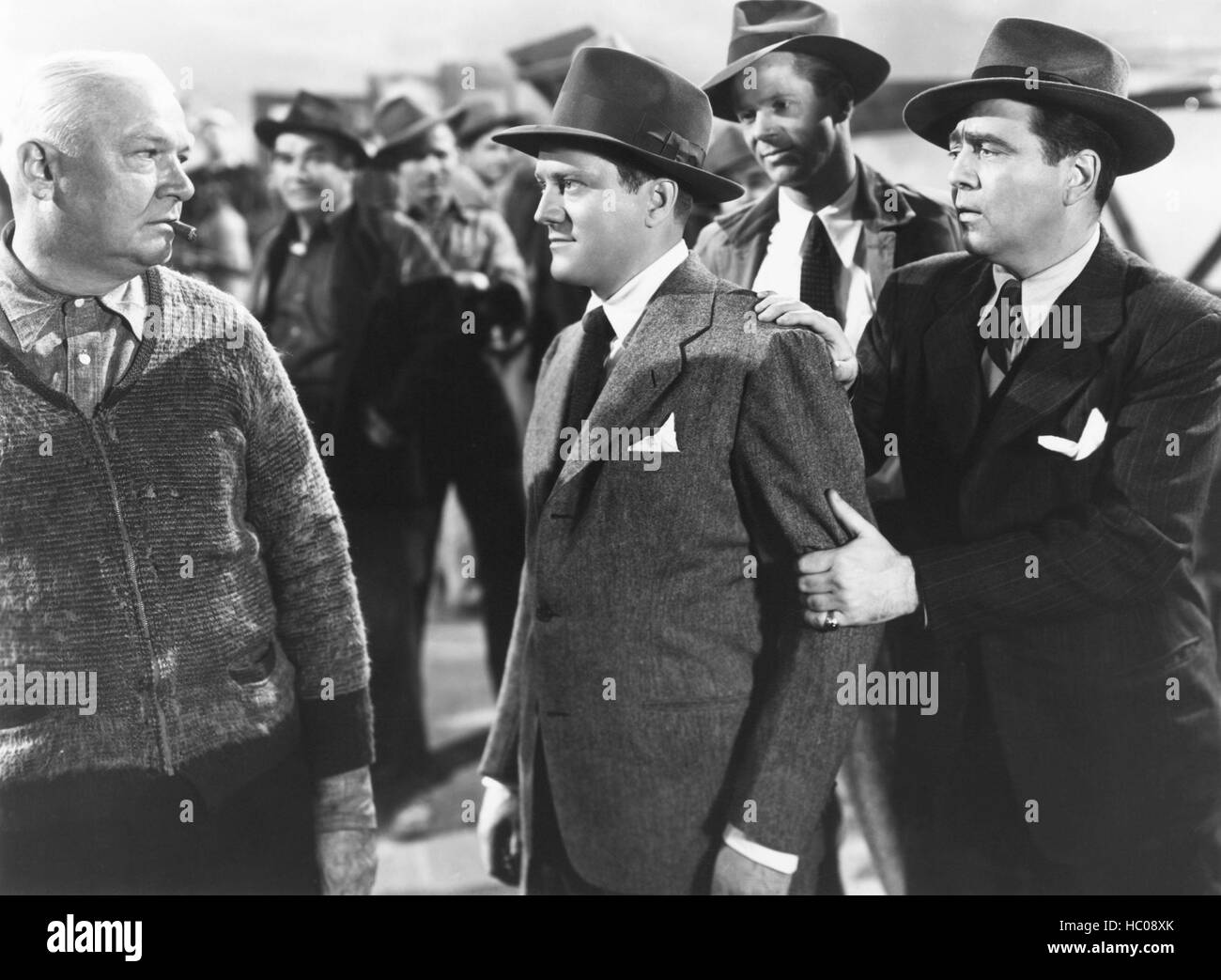 MAN FROM FRISCO, from left: Charles Wilson, Michael O'Shea, Dan Duryea ...