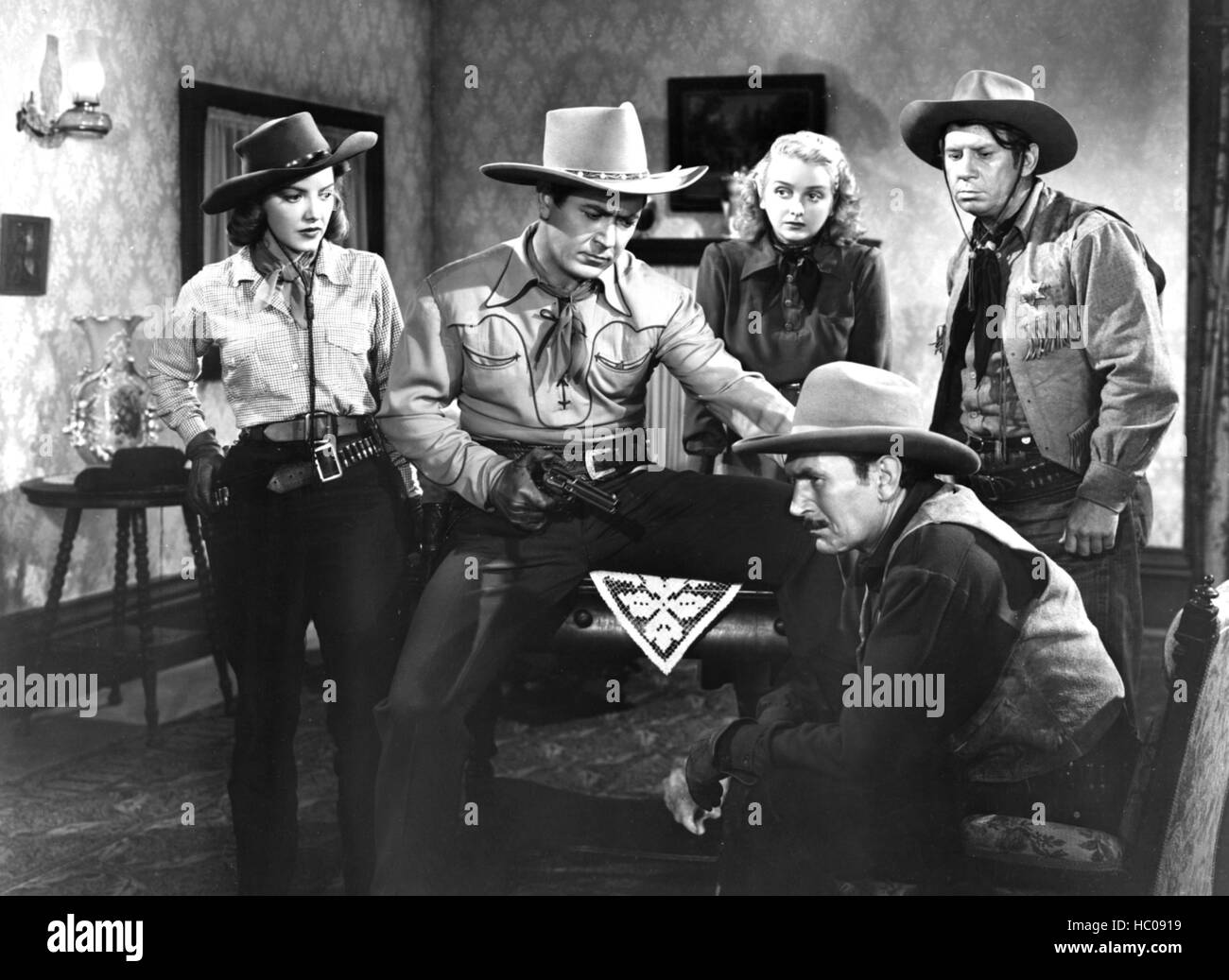 THE MAN FROM MONTANA, Nell O'Day, Johnny Mack Brown, Jean Brooks, Fuzzy ...