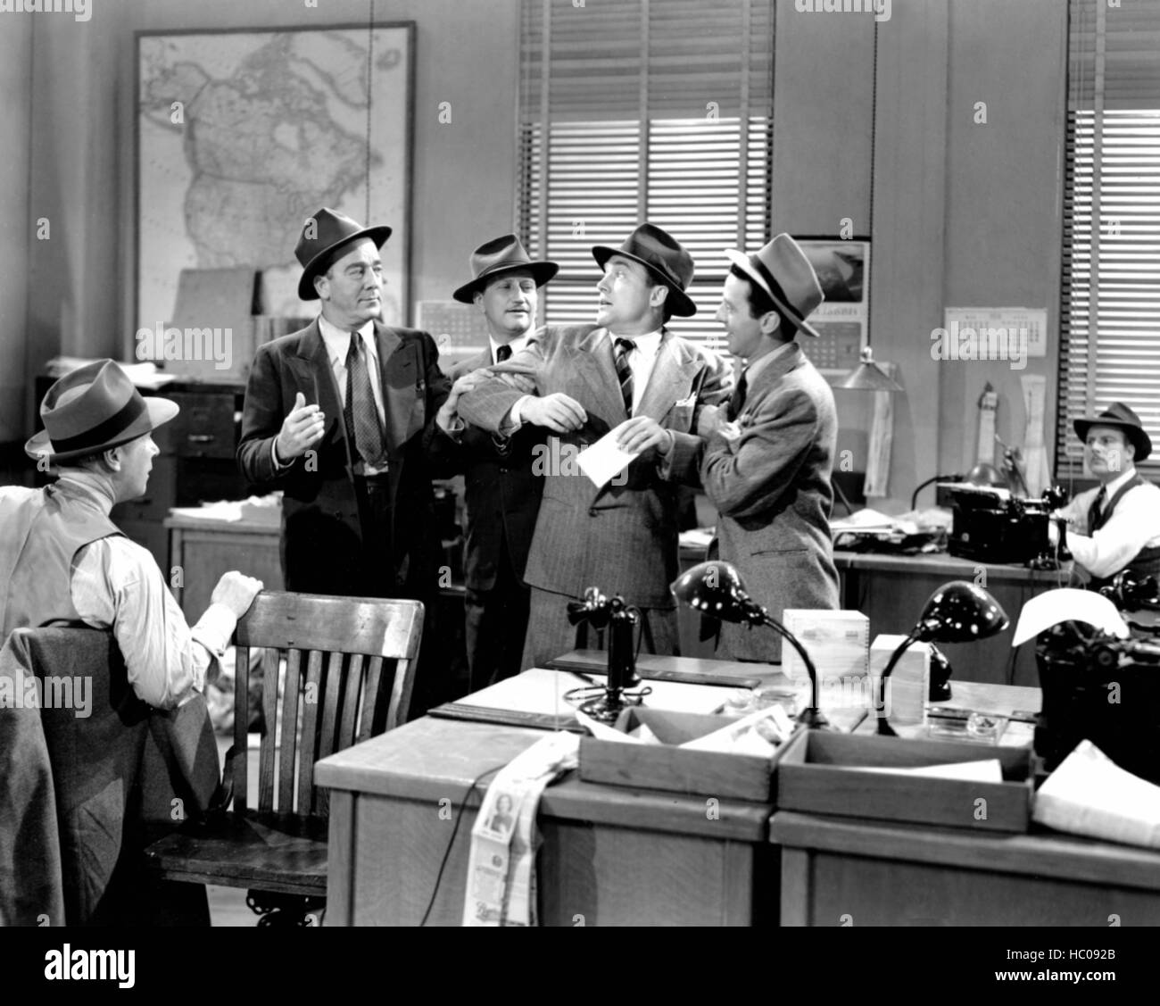 MAN FROM HEADQUARTERS, Arthur O'Connell, Paul Bryar, Max Hoffman Jr ...