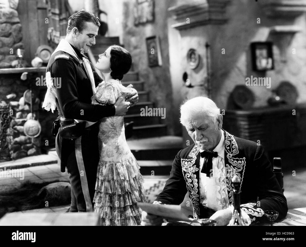THE MAN FROM MONTEREY, from left, John Wayne, Ruth Hall, Lafe McKee ...