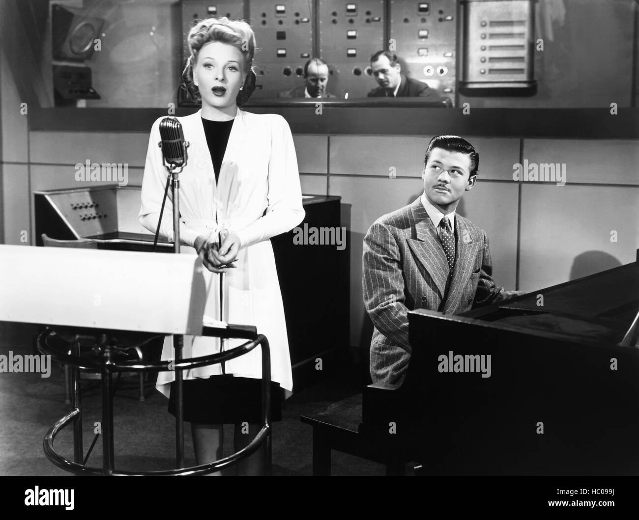 THE MAD GHOUL, from left, Evelyn Ankers, Turhan Bey, 1943 Stock Photo ...