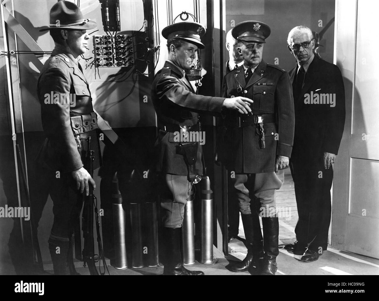 THE INVISIBLE MENACE, Regis Toomey, Henry Kolker, Boris Karloff, 1938 ...