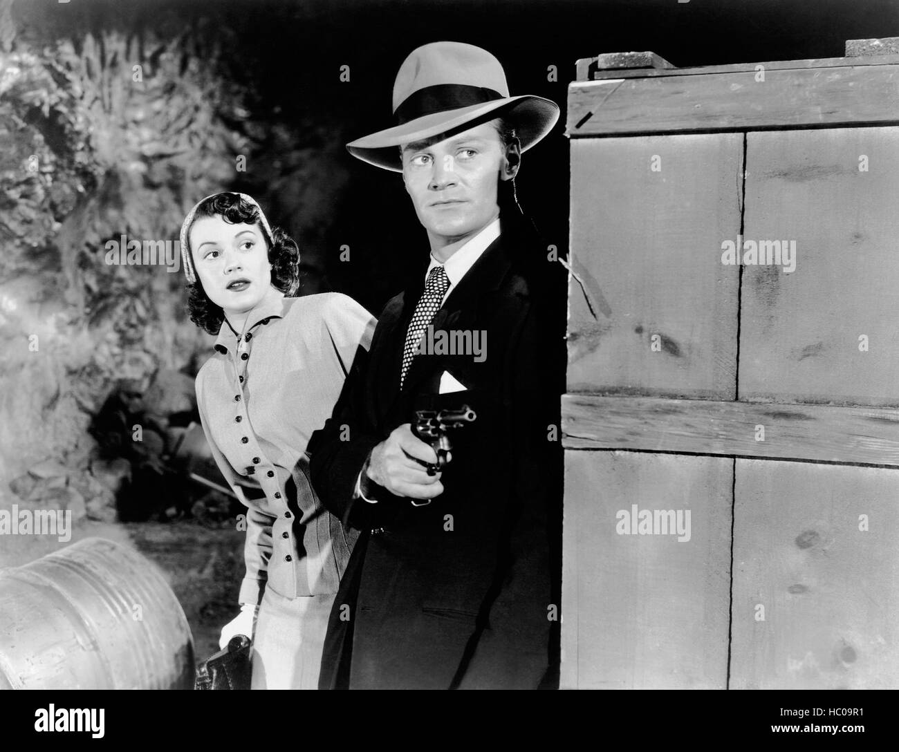 THE INVISIBLE MONSTER, from left, Aline Towne, Richard Webb, 1950 Stock ...