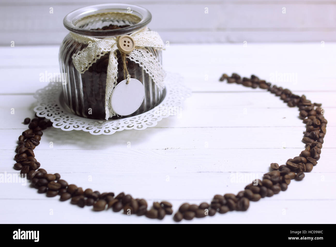 coffee bean arrow Stock Photo - Alamy