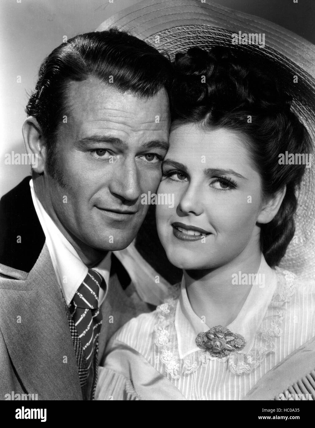 IN OLD CALIFORNIA, John Wayne, Helen Parrish, 1942 Stock Photo - Alamy