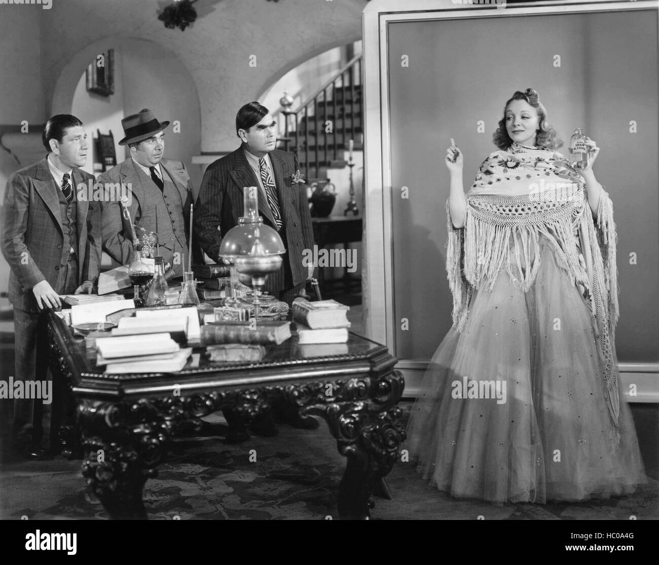 THE INVISIBLE WOMAN, from left: Shemp Howard, Edward Brophy, Oskar ...