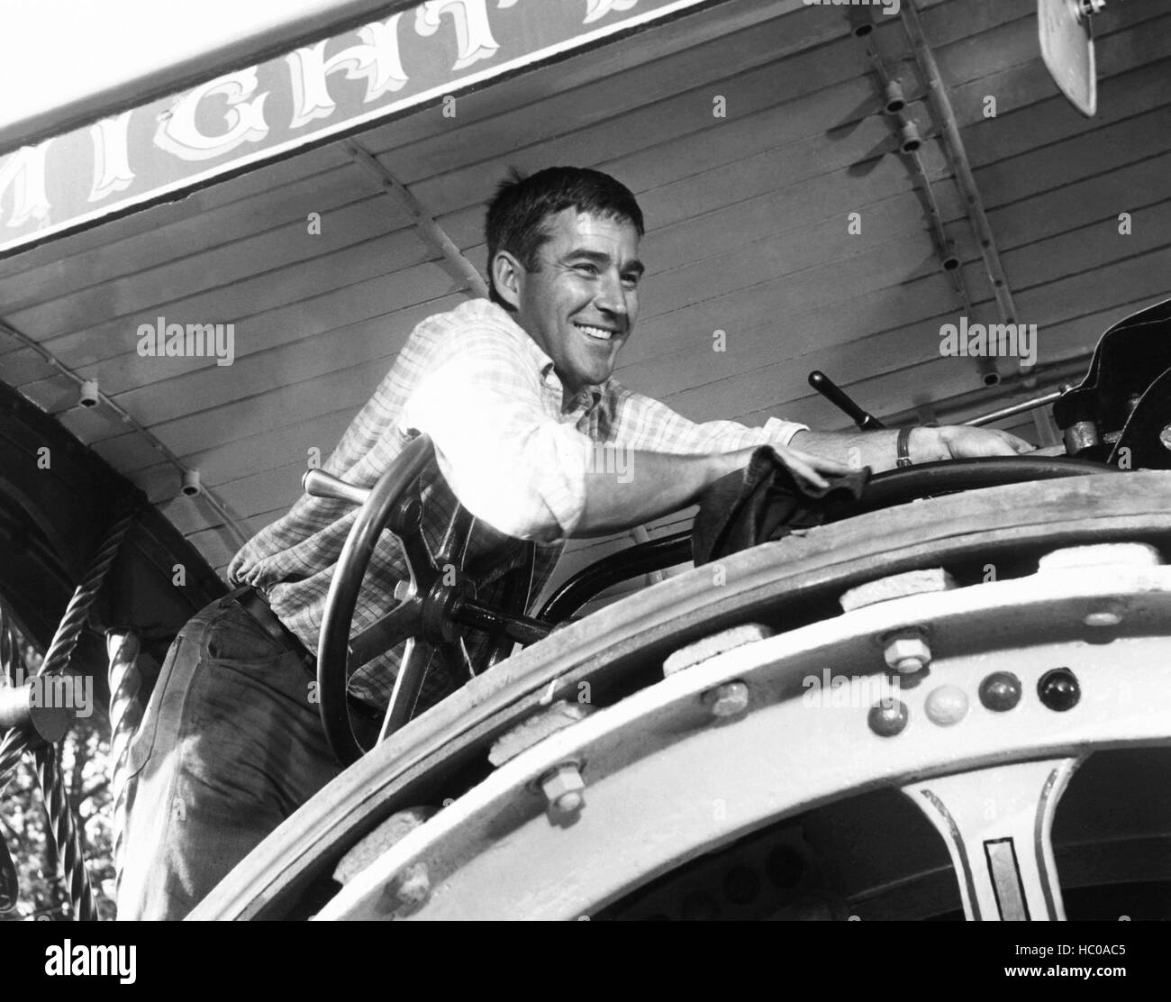 THE IRON MAIDEN, (aka THE SWINGING MAIDEN), Michael Craig, 1963 Stock ...