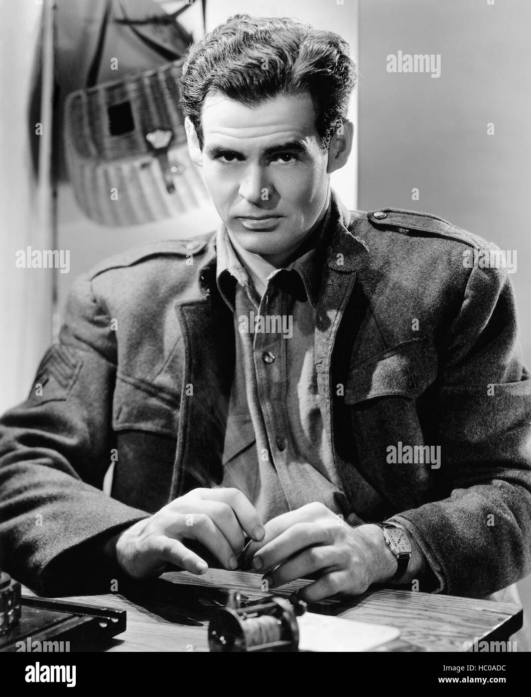 THE IRON MAJOR, Robert Ryan, 1943 Stock Photo - Alamy