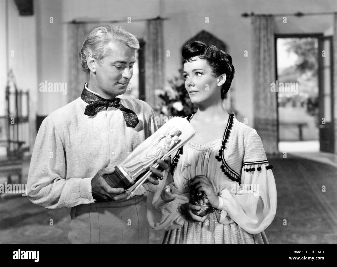 THE IRON MISTRESS, from left: Alan Ladd, Phyllis Kirk, 1952 Stock Photo ...