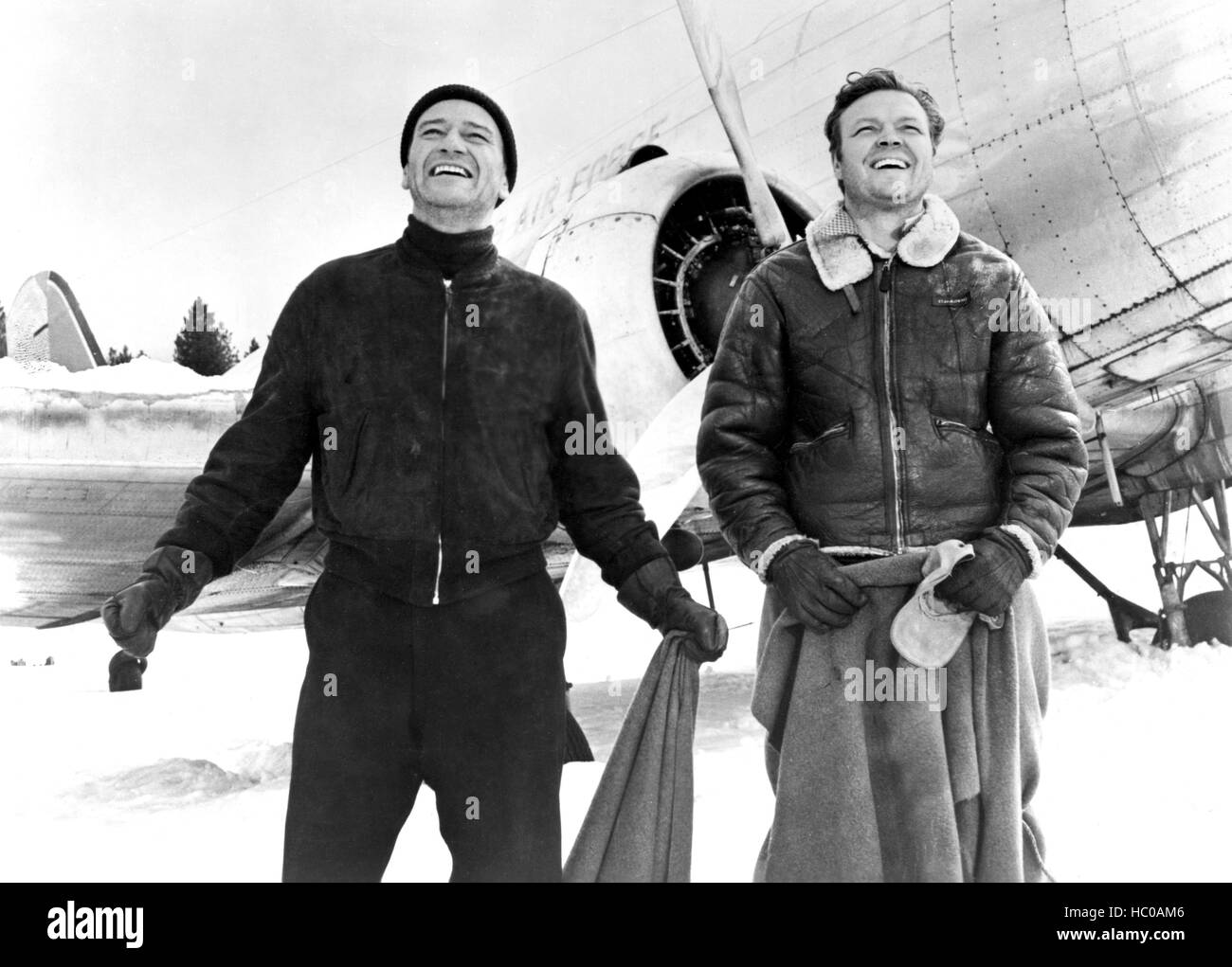 ISLAND IN THE SKY, John Wayne, Hal Baylor, 1953 Stock Photo - Alamy