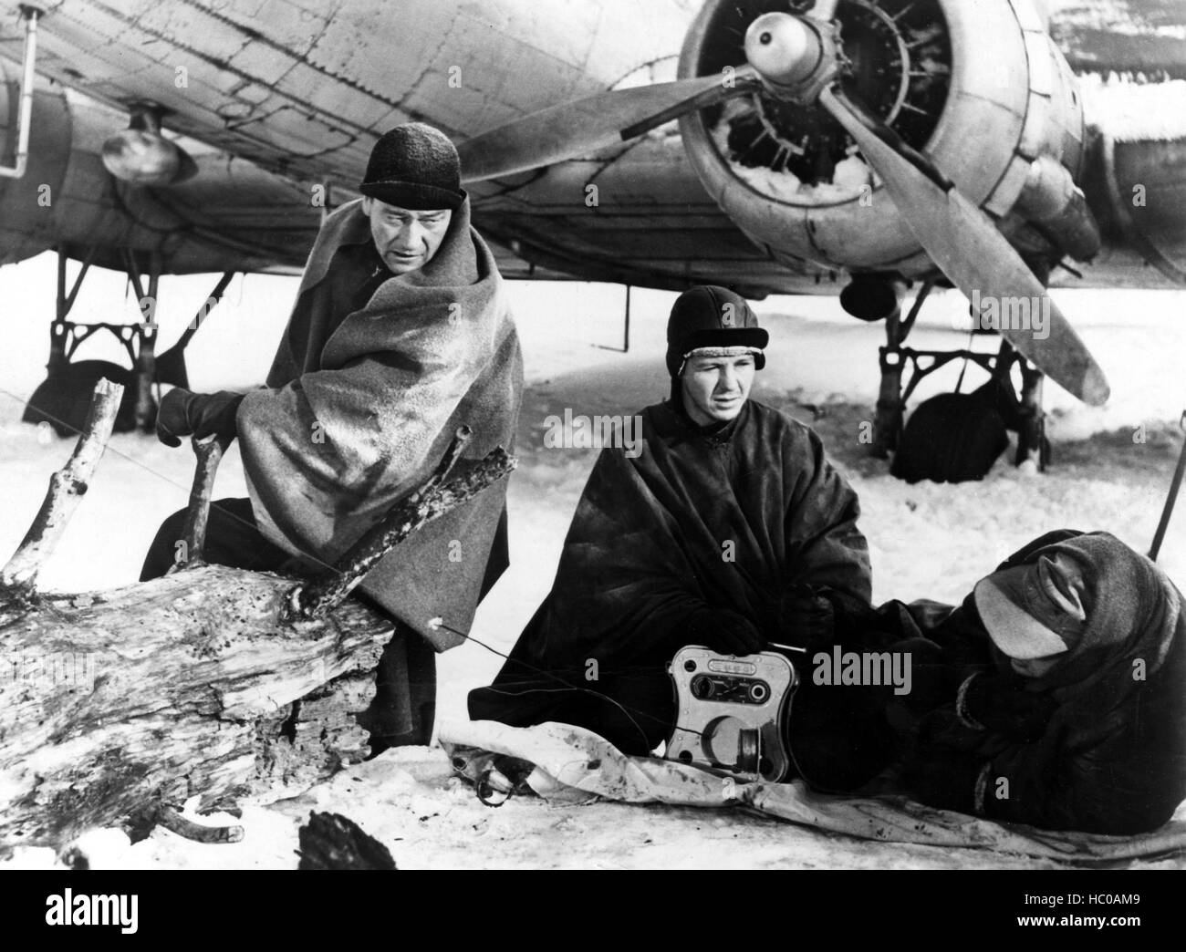 ISLAND IN THE SKY, John Wayne, James Lydon, 1953 Stock Photo - Alamy