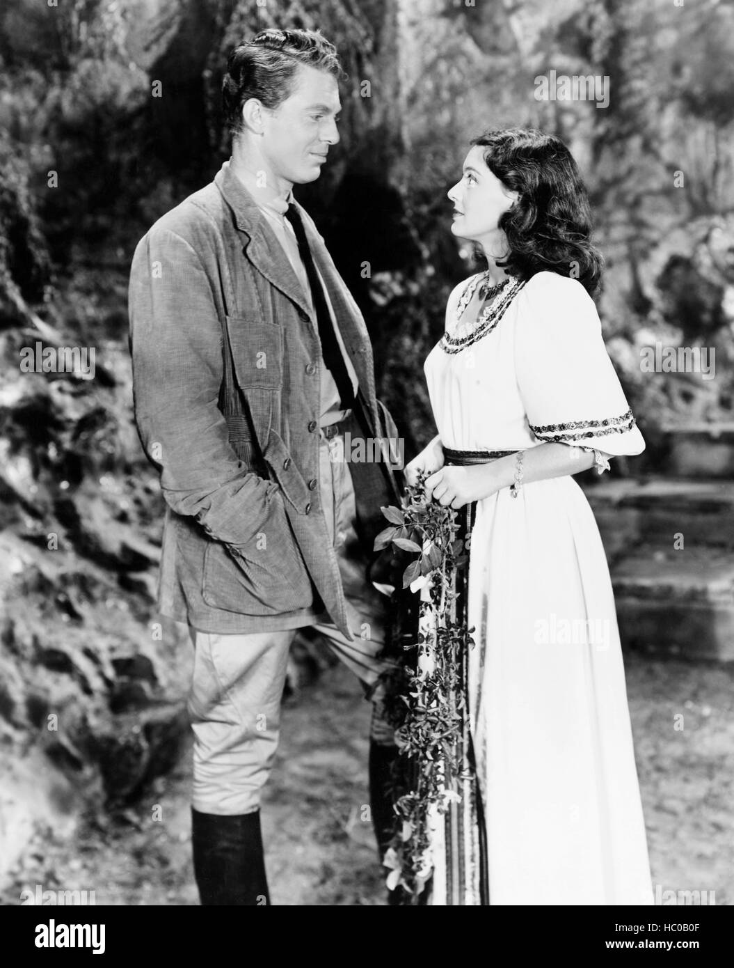 ISLE OF THE DEAD, from left, Marc Cramer, Ellen Drew, 1945 Stock Photo ...