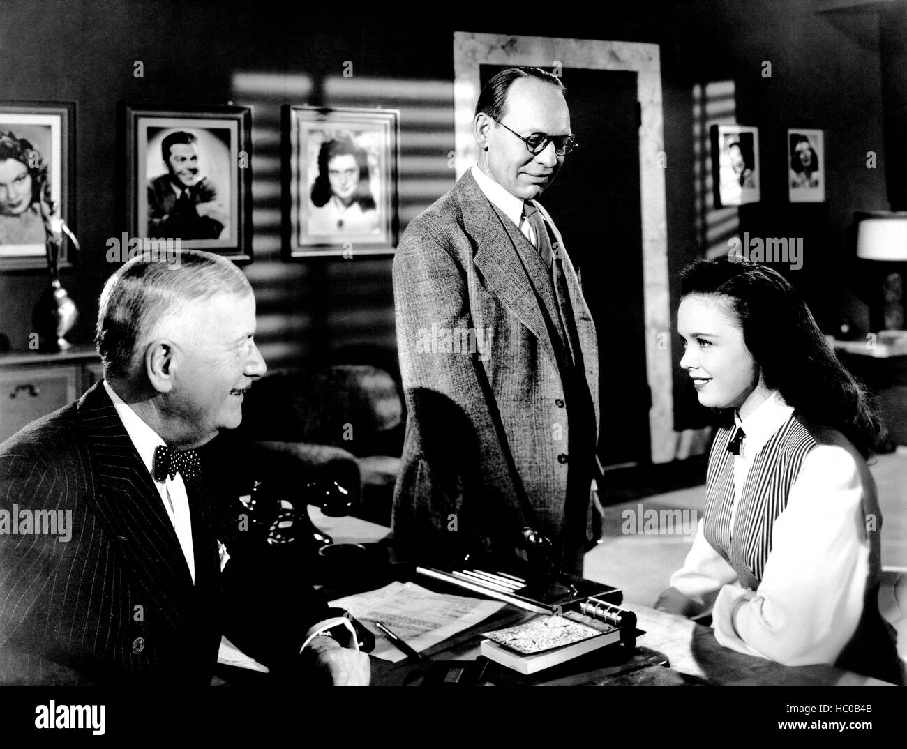 I SURRENDER DEAR, from left, Robert Emmett Keane, Byron Foulger, Gloria Jean, 1948 Stock Photo ...