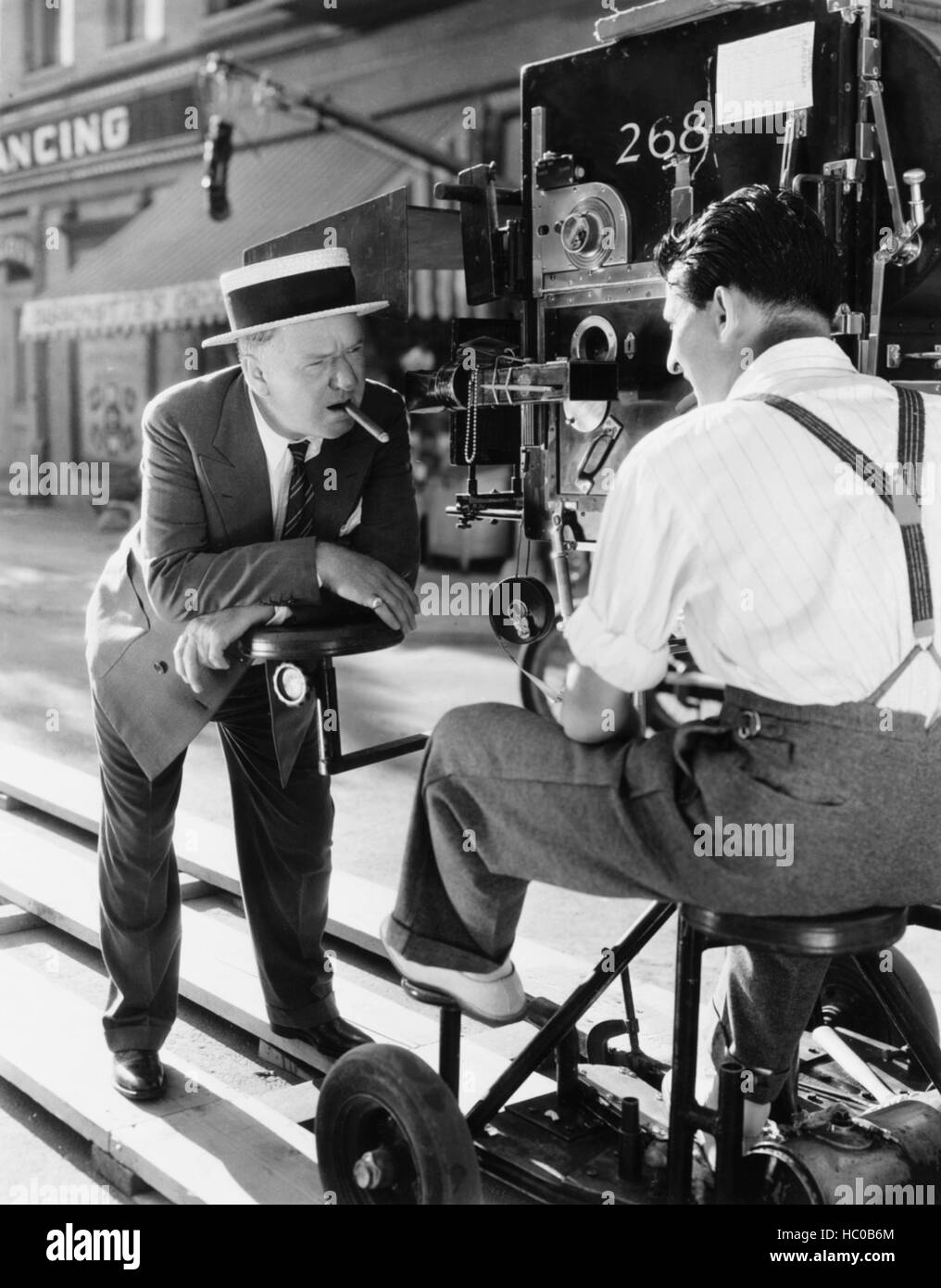 IT'S A GIFT, W.C. Fields, left, and director Norman McLeod, on-set ...