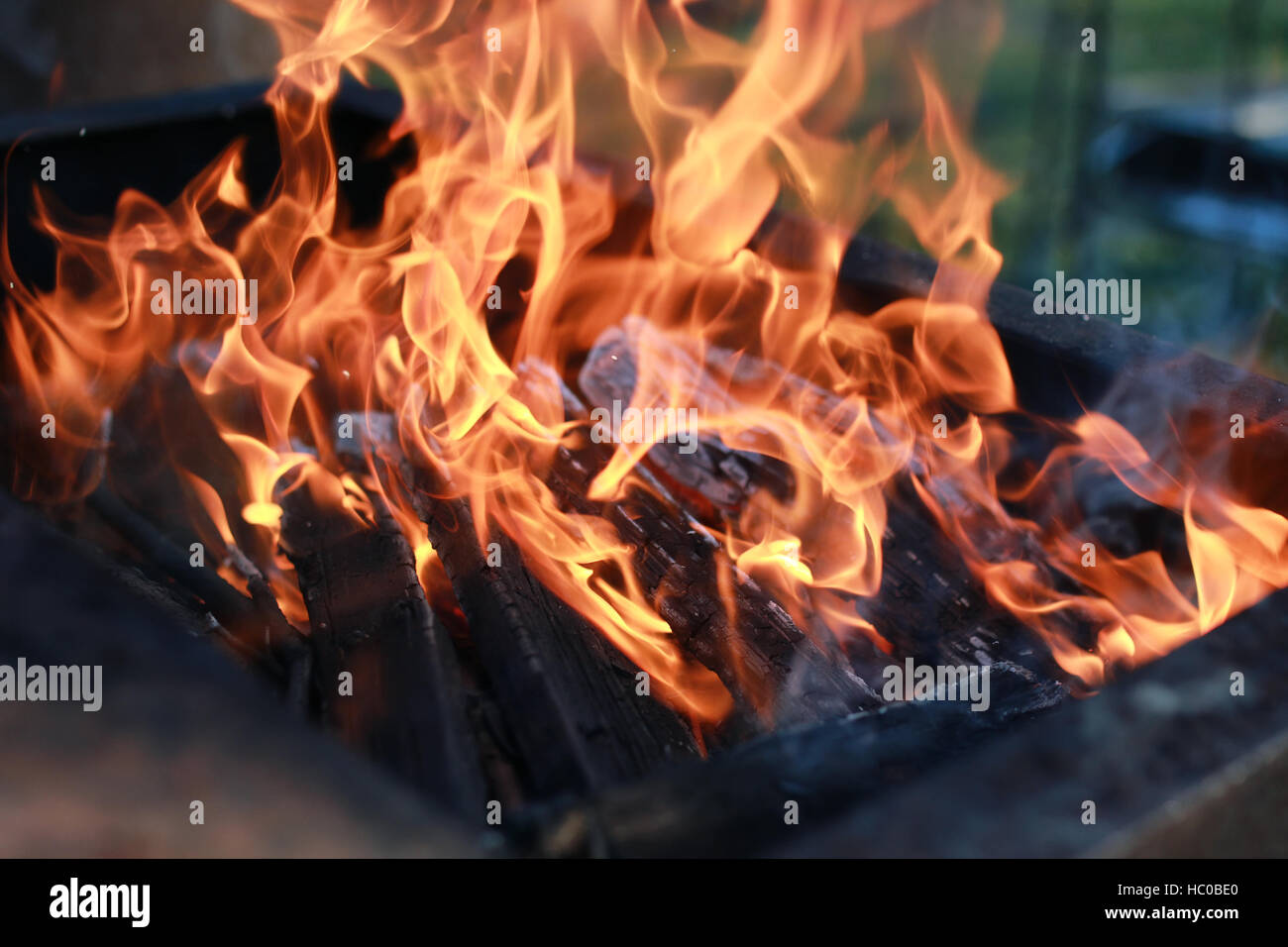 coal and fire flame Stock Photo - Alamy