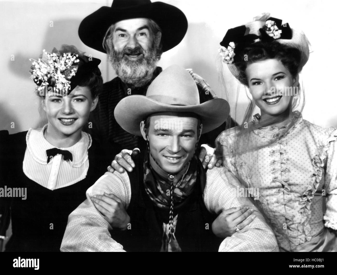 JESSE JAMES AT BAY, Sally Payne, Gabby Hayes, Roy Rogers, Gale Storm ...