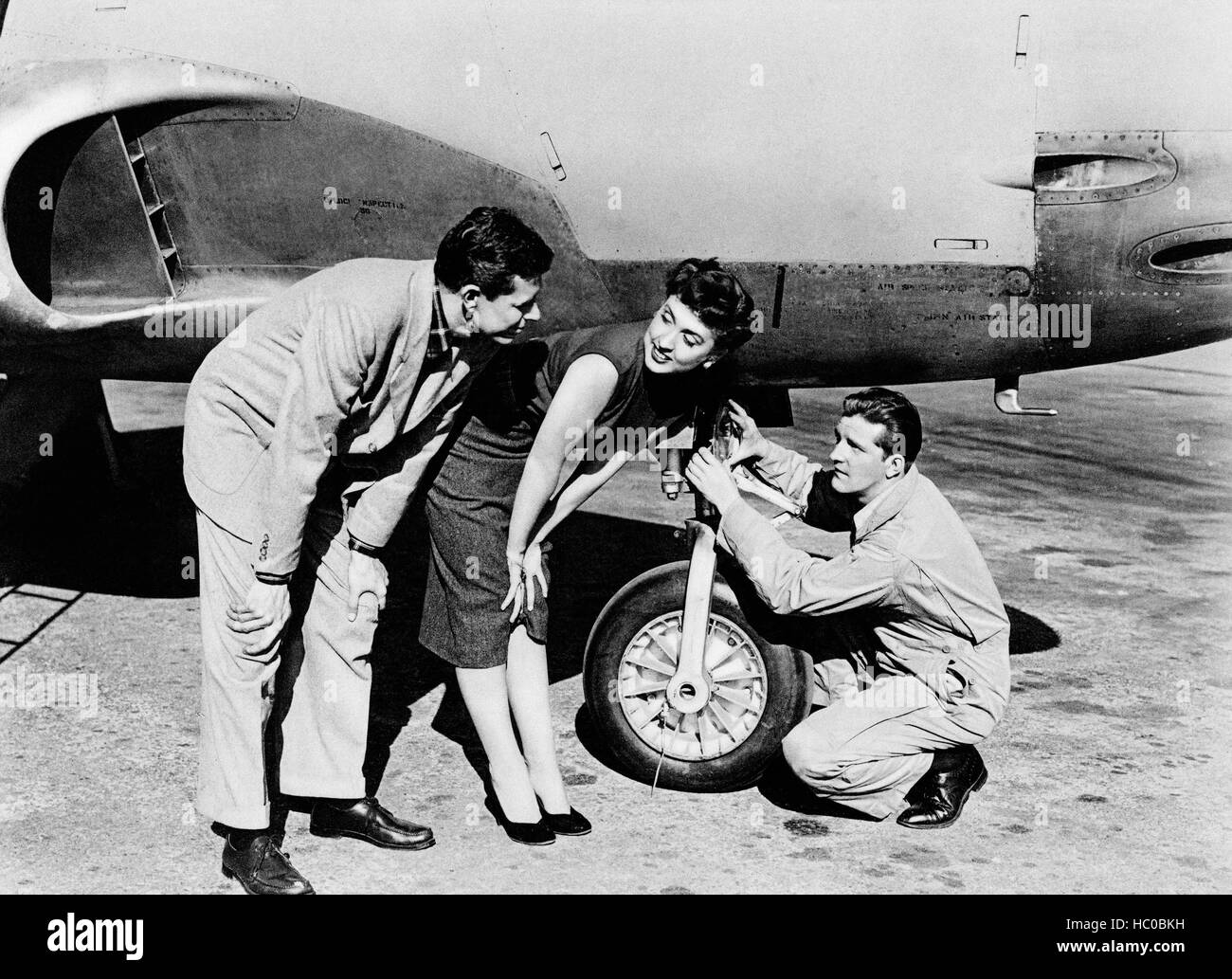 JET JOB, from left: Dave Willock, Elena Verdugo, Stanley Clements, 1952 ...