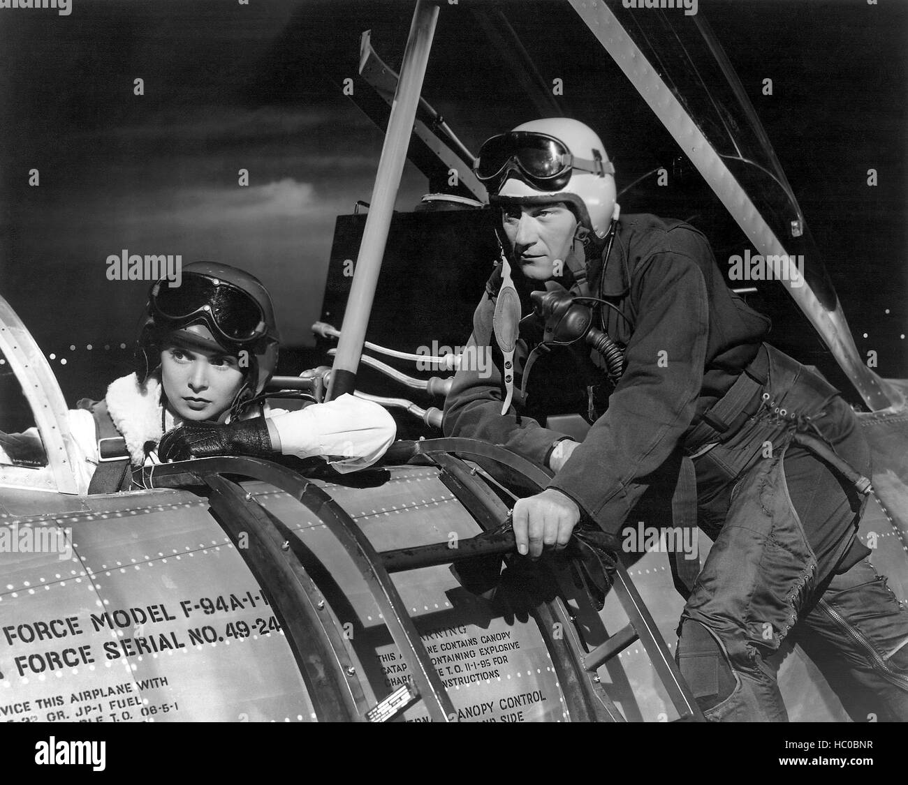 JET PILOT, Janet Leigh, John Wayne, 1950 (released 1957 Stock Photo - Alamy