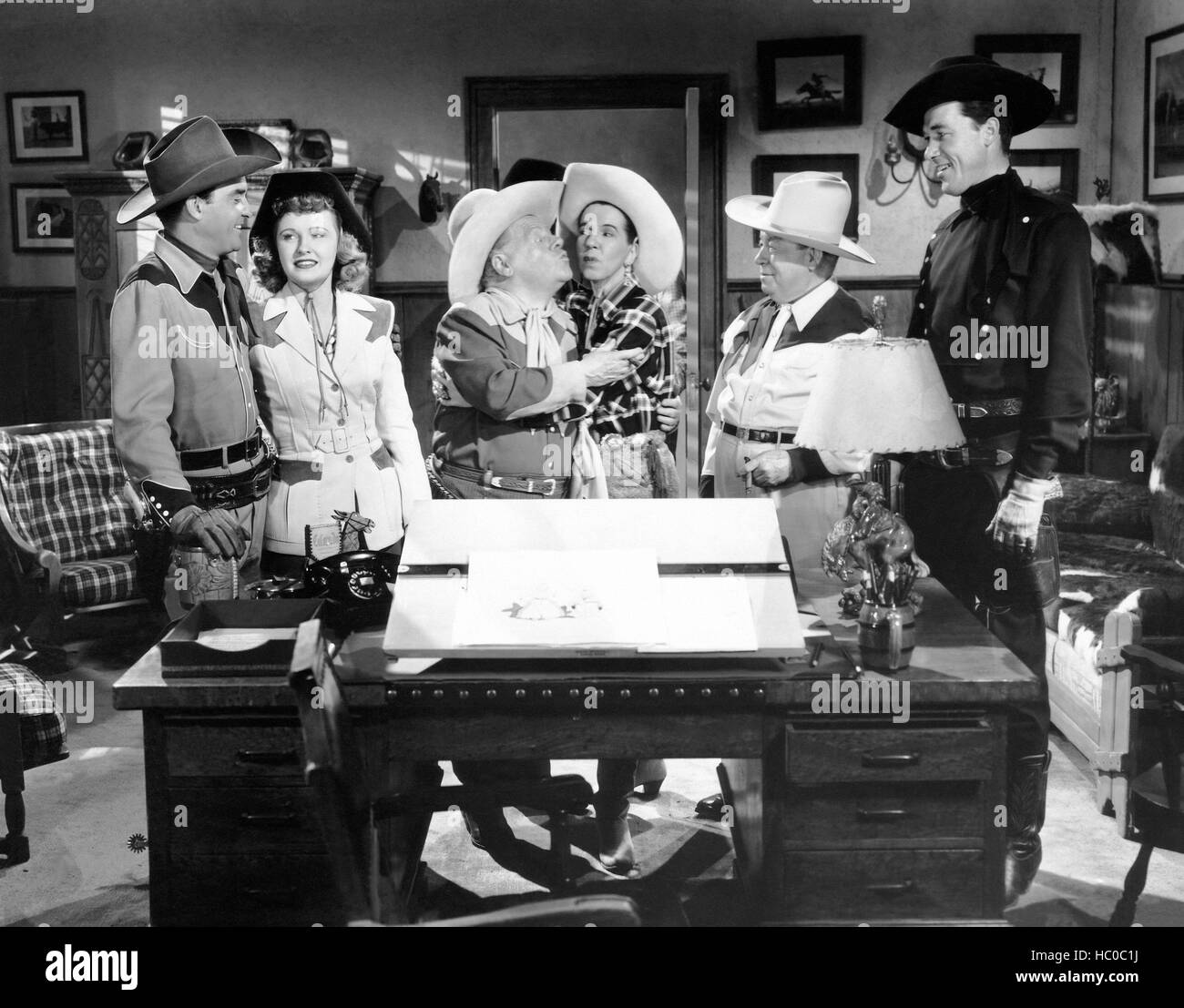 JIGGS AND MAGGIE OUT WEST, from left, Riley Hill, June Harrison, Joe ...