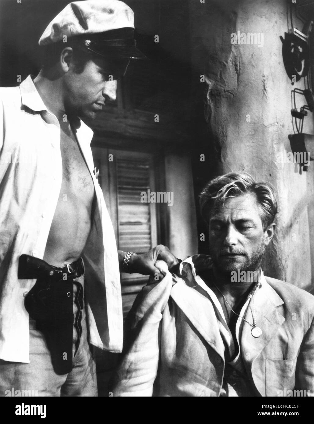 JIVARO, from left: Fernando Lamas, Richard DEnning, 1954 Stock Photo ...