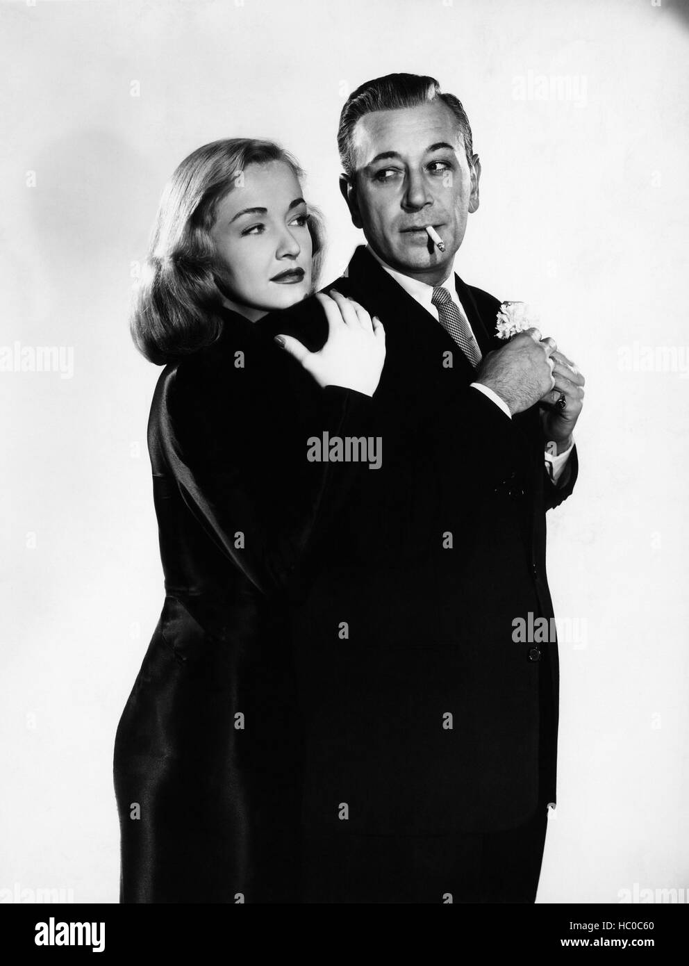 JOHNNY ALLEGRO, Nina Foch, George Raft, 1949 Stock Photo - Alamy