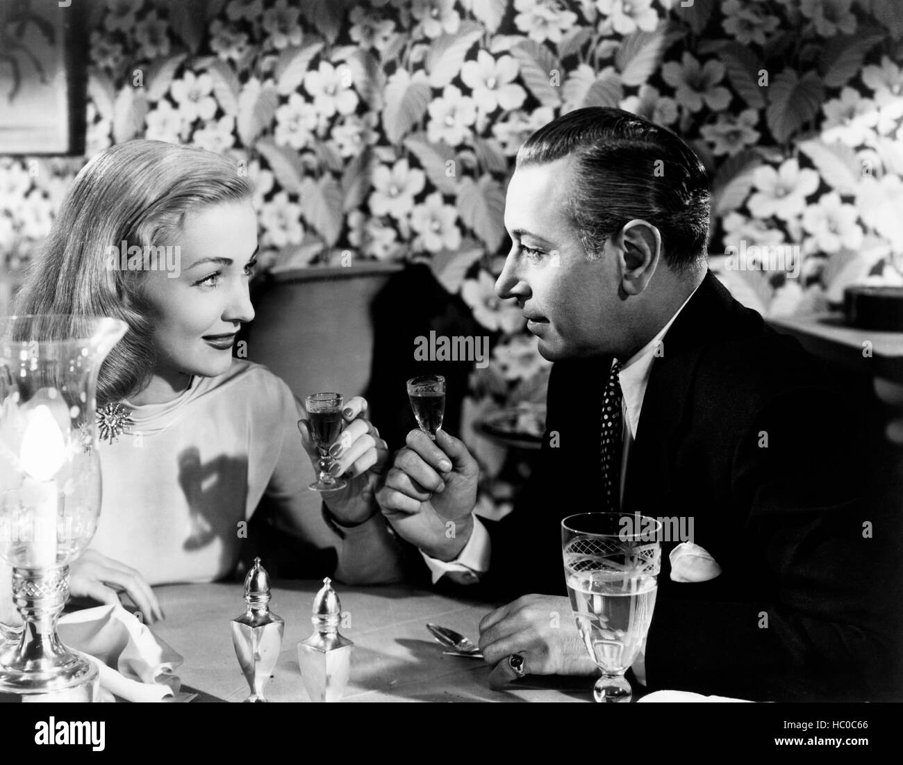 JOHNNY ALLEGRO, from left, Nina Foch, George Raft, 1949 Stock Photo - Alamy