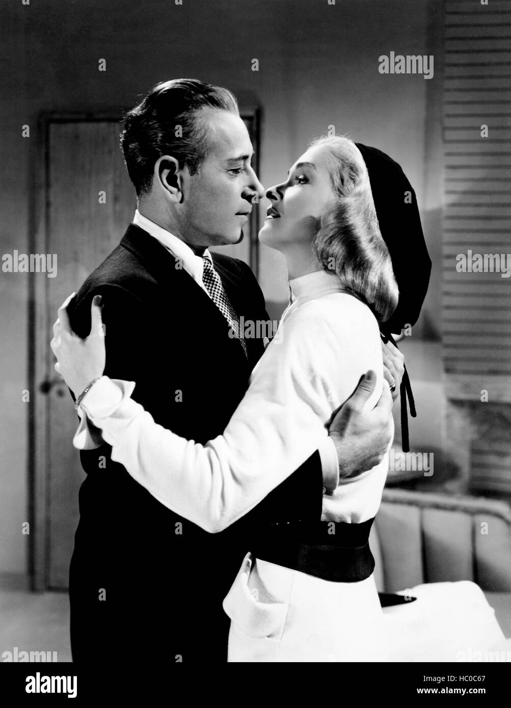 JOHNNY ALLEGRO, from left, George Raft, Nina Foch, 1949 Stock Photo - Alamy