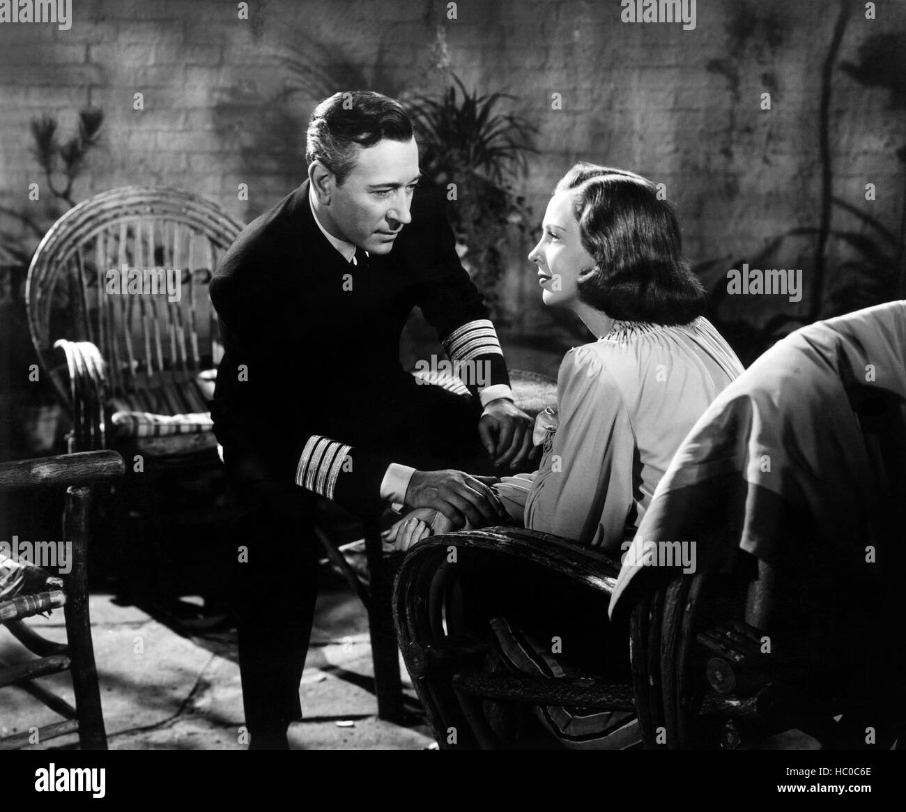 JOHNNY ANGEL, from left: George Raft, Signe Hasso, 1945 Stock Photo - Alamy