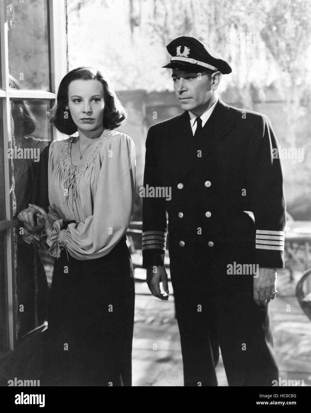 JOHNNY ANGEL, from left, Signe Hasso, George Raft, 1945 Stock Photo - Alamy