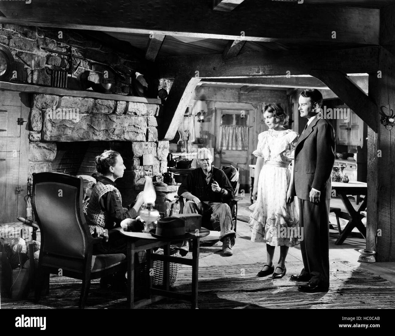 JOHNNY BELINDA, from left, Agnes Moorehead, Charles Bickford, Jane ...