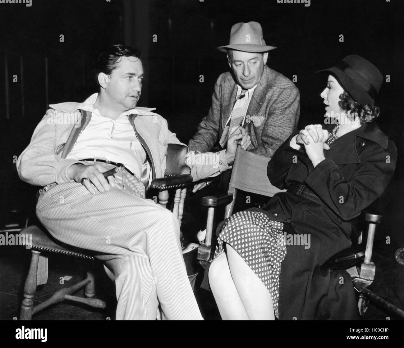 JOHNNY EAGER, from left, director Mervyn LeRoy, Henry O'Neill, Glenda ...