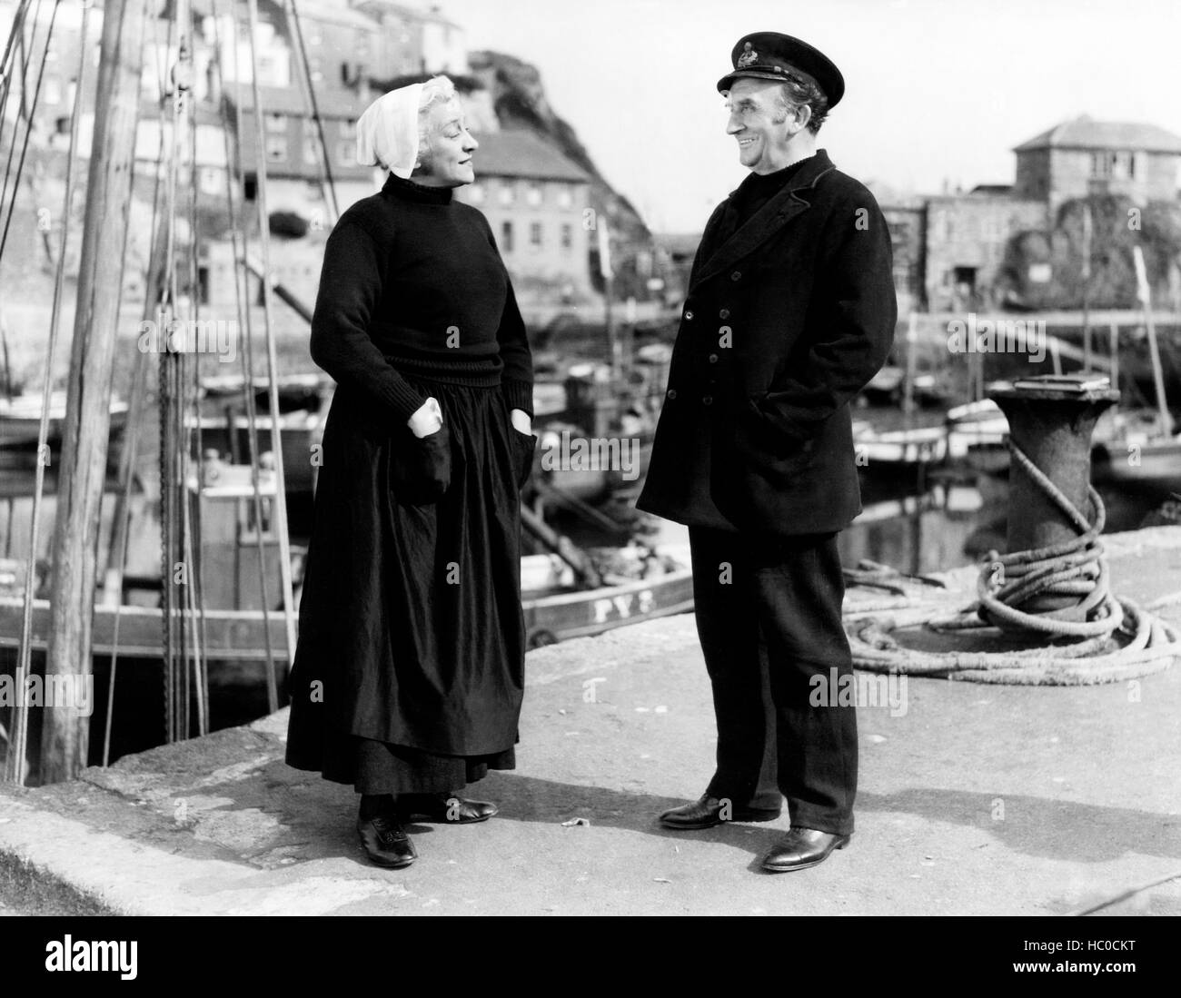 JOHNNY FRENCHMAN, from left, Francoise Rosay, Tom Walls, 1945 Stock ...