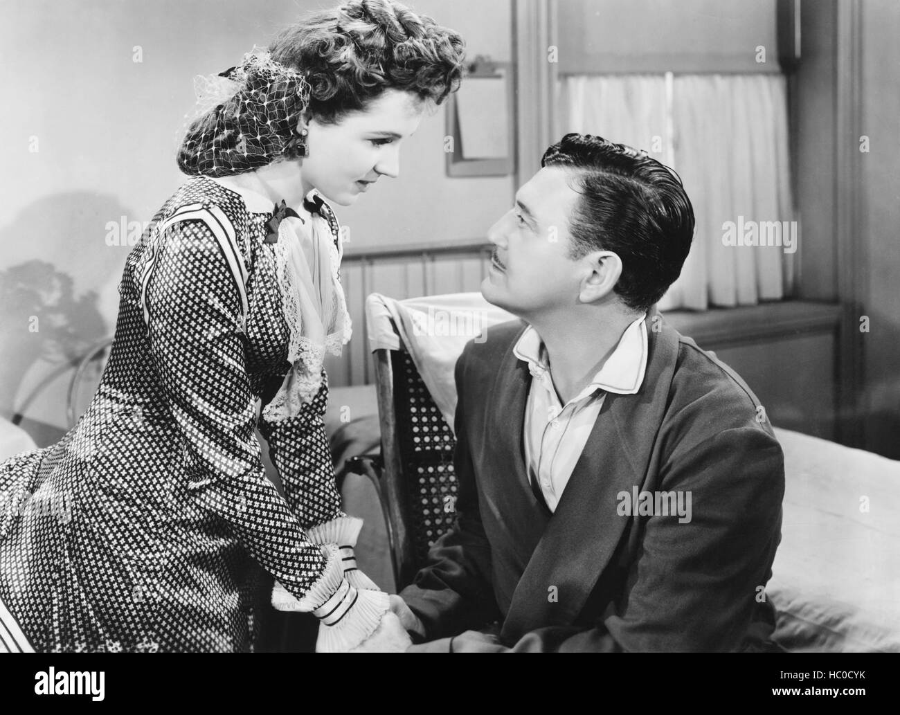 THE KANSAN, from left: Jane Wyatt, Richard Dix, 1943 Stock Photo - Alamy