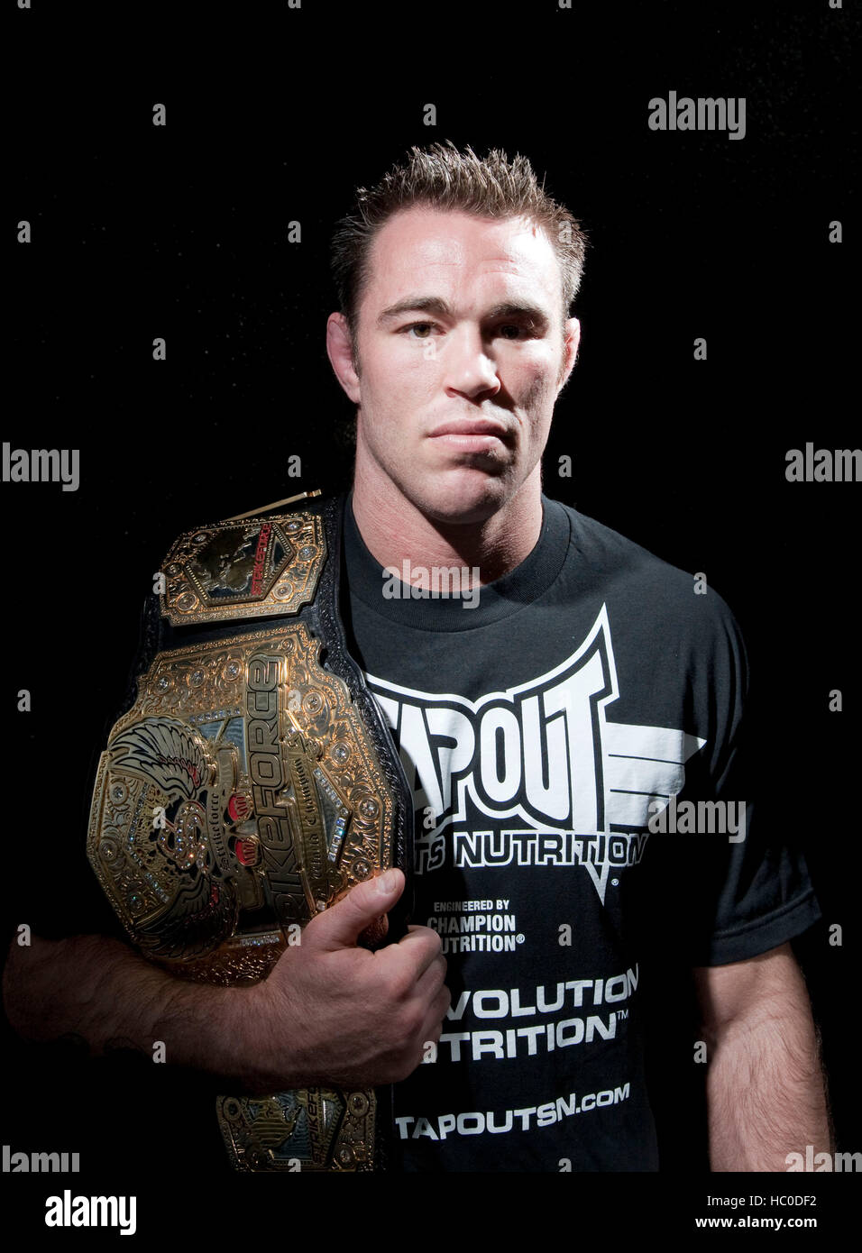 Jake Shields at a workout session at the Legends gym on March 17, 2010 ...