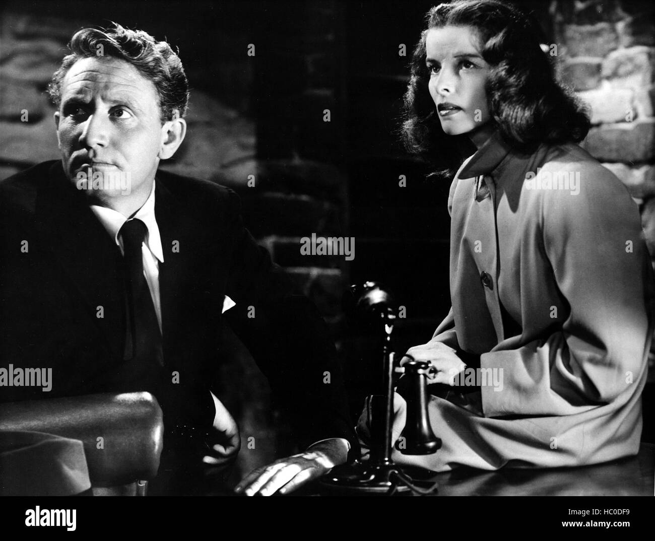 KEEPER OF THE FLAME, Spencer Tracy, Katharine Hepburn, 1942 Stock Photo ...