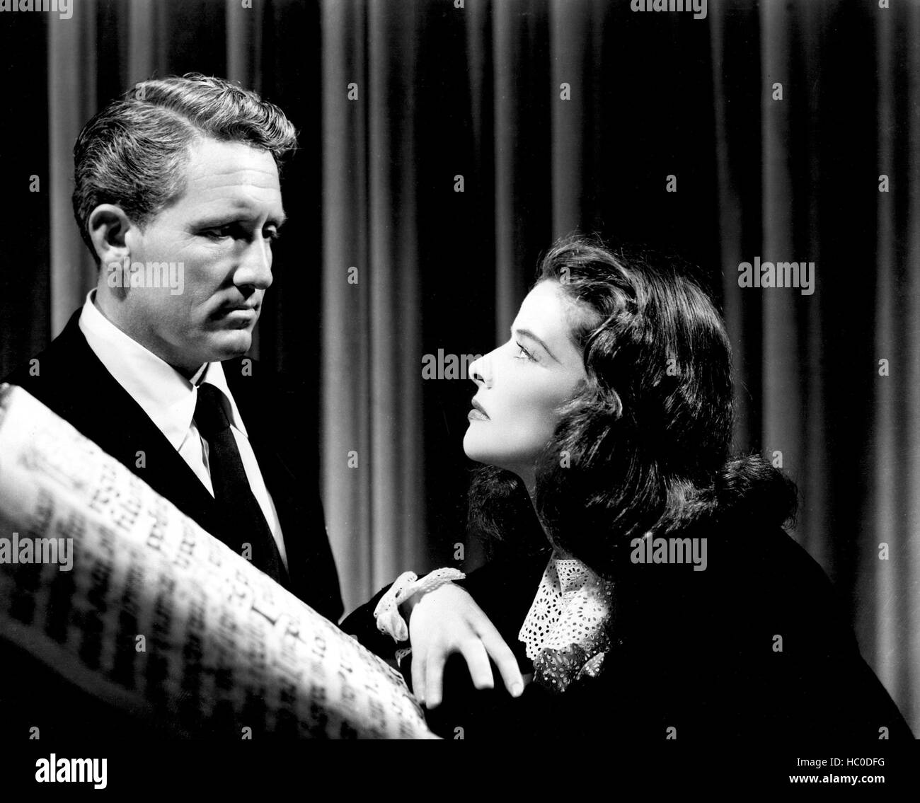 KEEPER OF THE FLAME, Spencer Tracy, Katharine Hepburn, 1942 Stock Photo ...