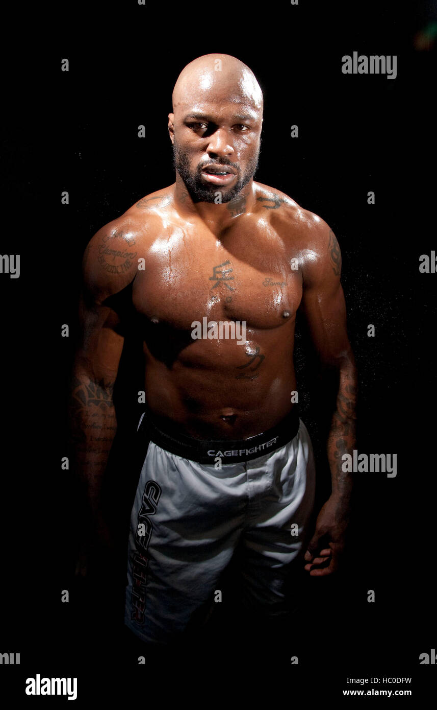 Muhammed "King Mo" Lawal at a workout session at the Legends gym on ...
