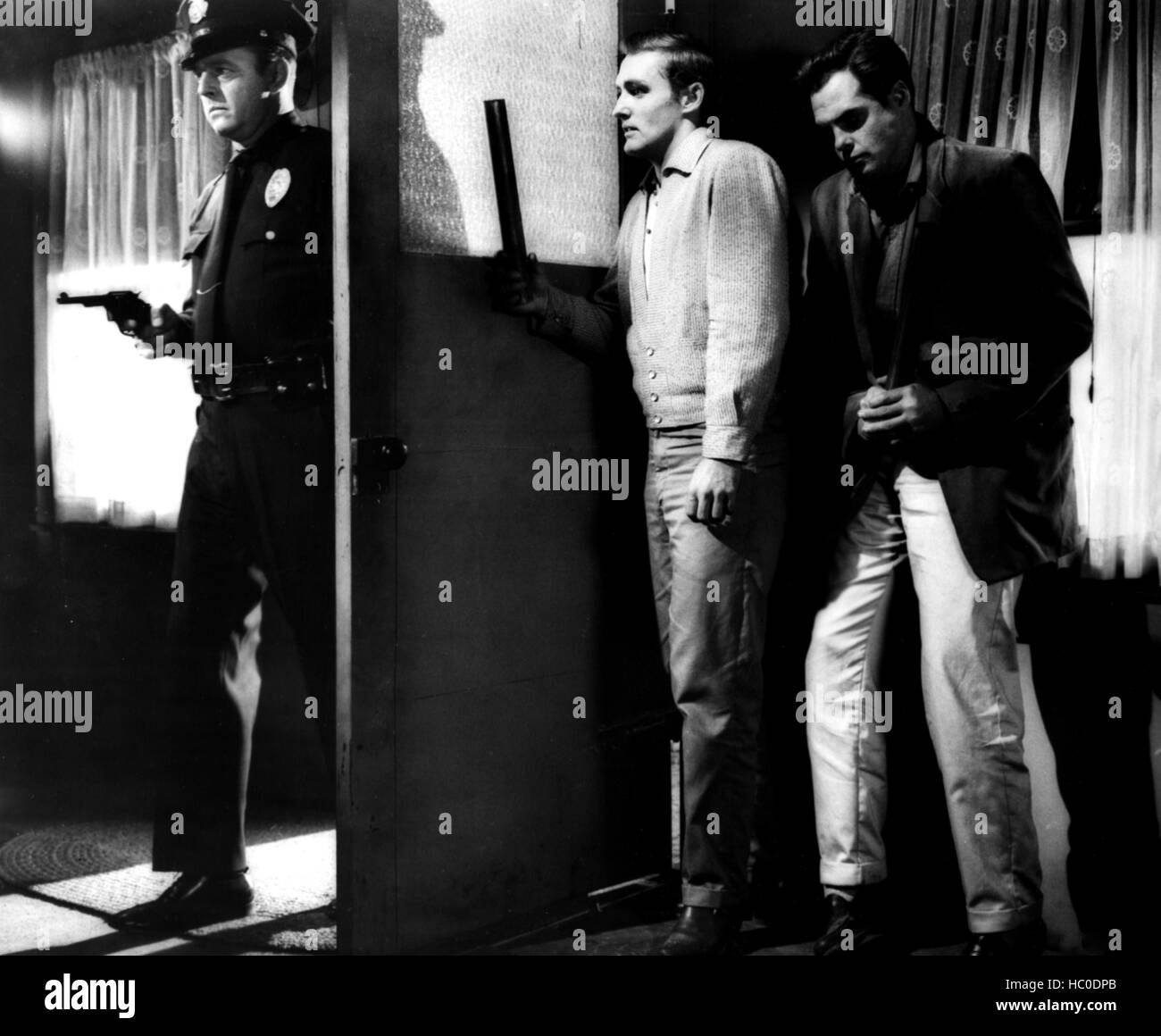 KEY WITNESS, Harry Lauter, Dennis Hopper, Corey Allen, 1960 Stock Photo ...