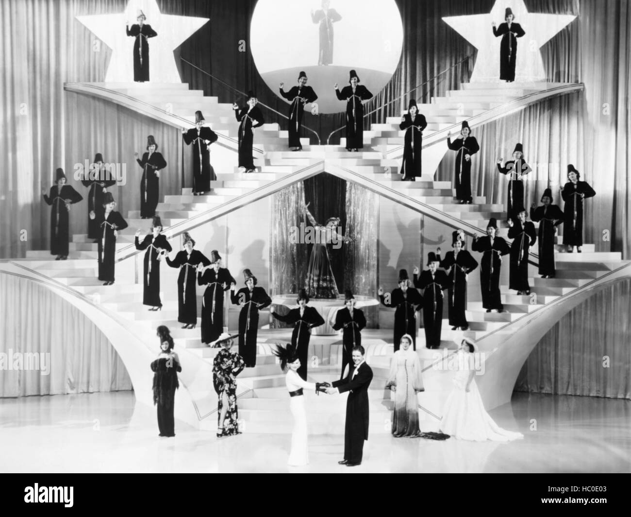 THE KING AND THE CHORUS GIRL, holding hands front from left: Virginia ...