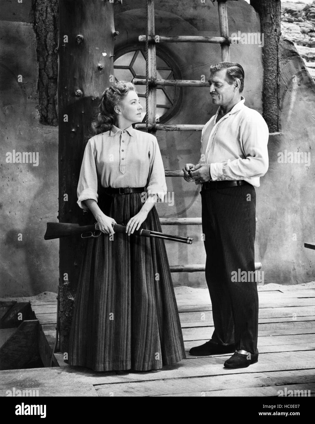 THE KING AND FOUR QUEENS, from left, Eleanor Parker, Clark Gable, 1956 ...
