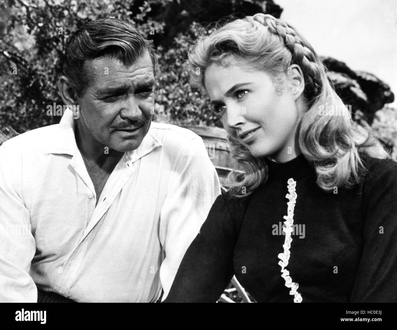THE KING AND FOUR QUEENS, Clark Gable, Sara Shane, 1956 Stock Photo - Alamy