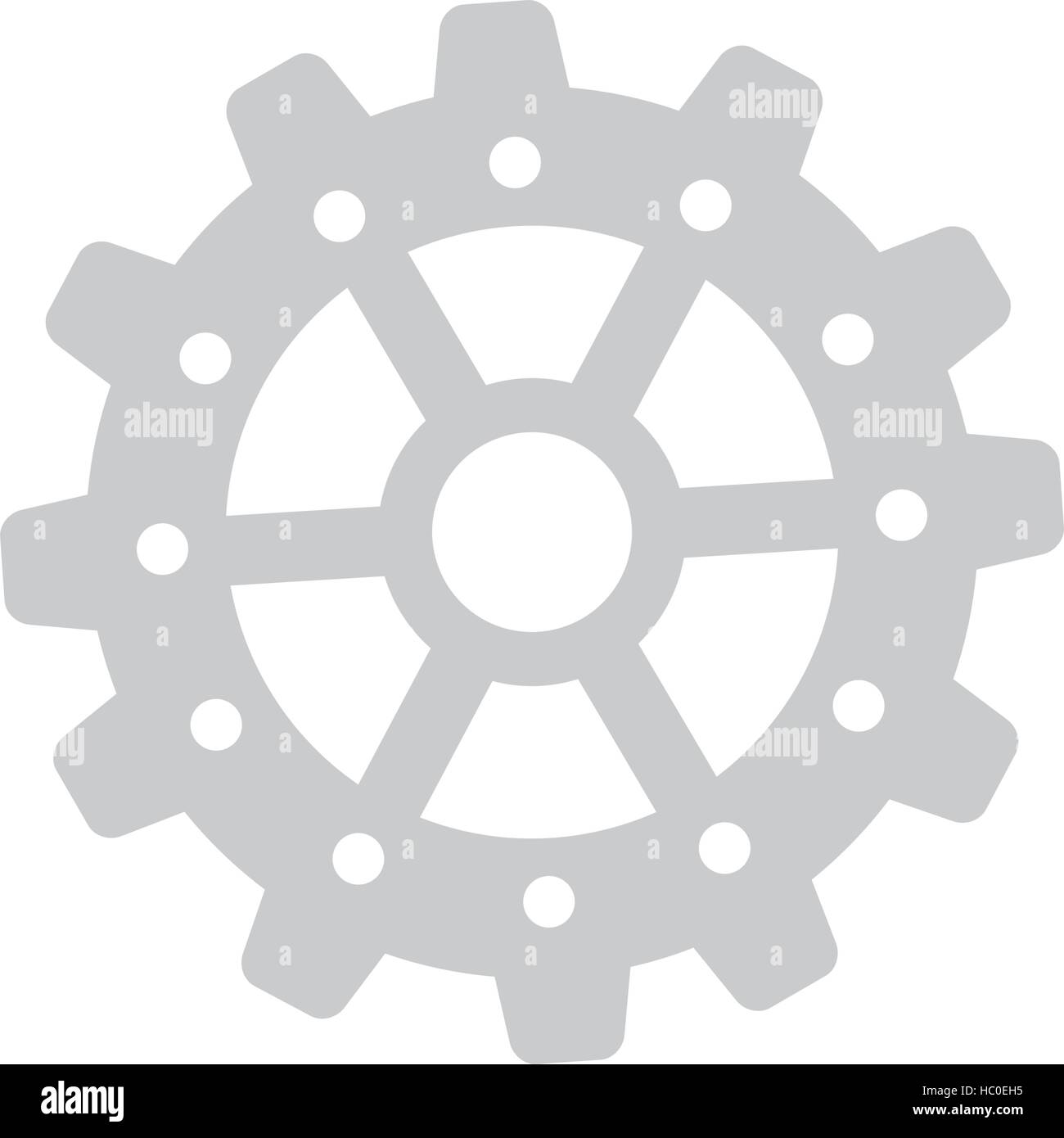 gear cog wheel icon vector illustration graphic design Stock Vector ...