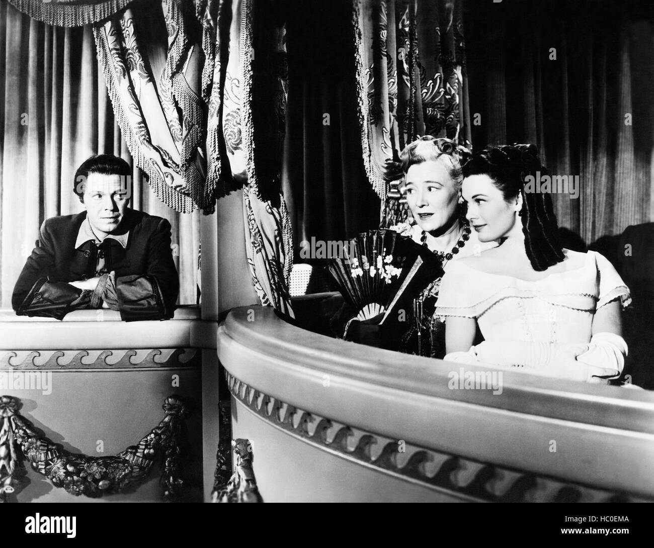 THE LADY AND THE BANDIT, from left: Louis Hayward, Barbara Brown ...