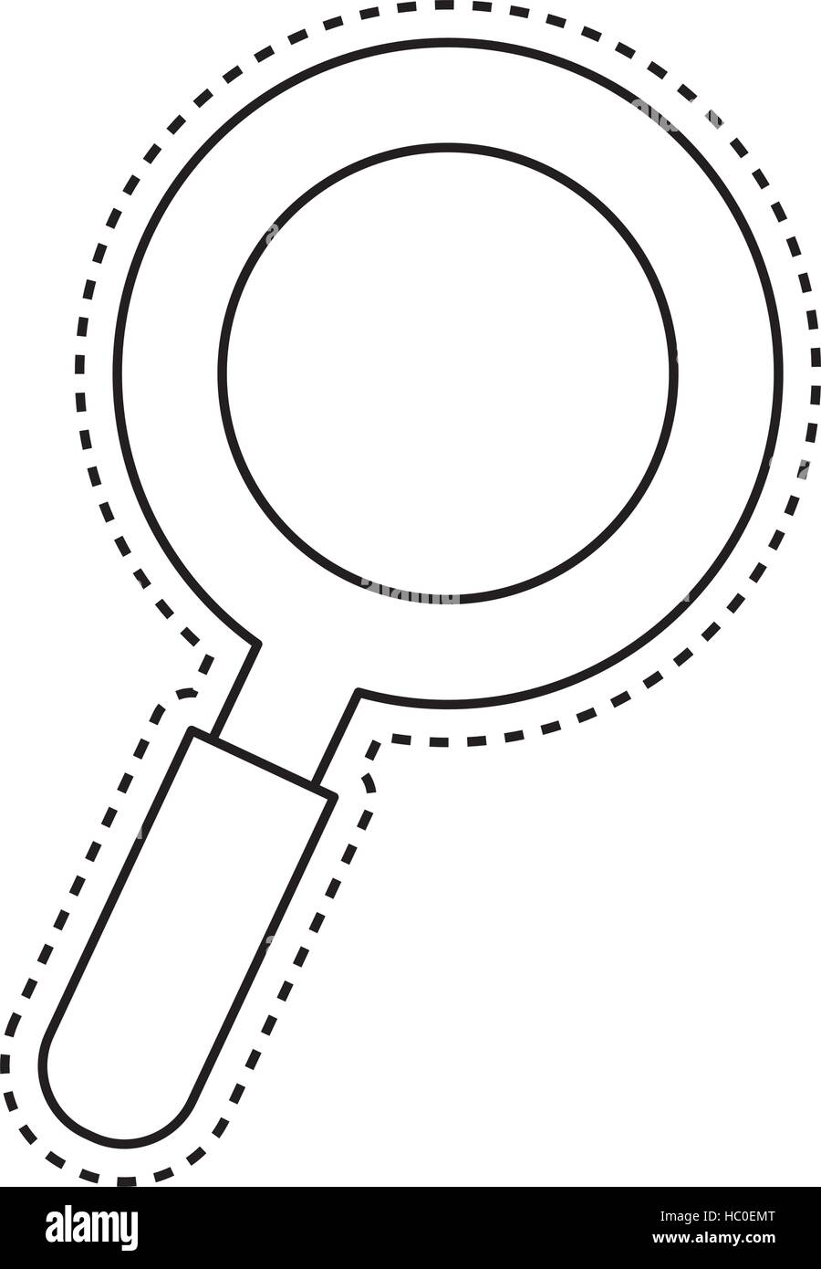 magnifying glass lupe icon vector illustration graphic design Stock ...