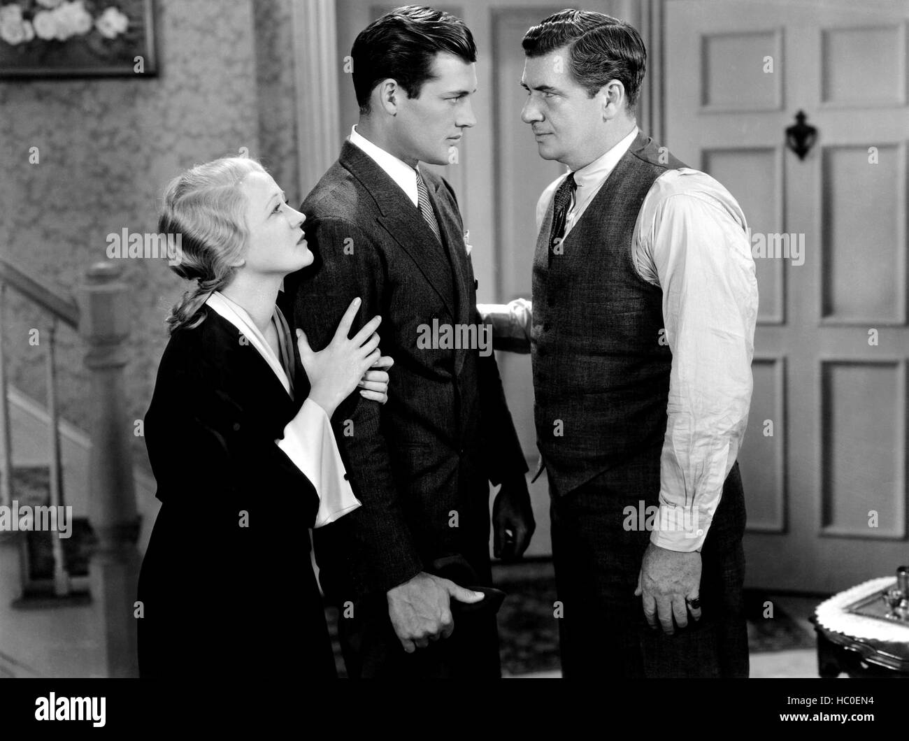 LADY AND GENT, from left, Wynne Gibson, Charles Starrett, George ...