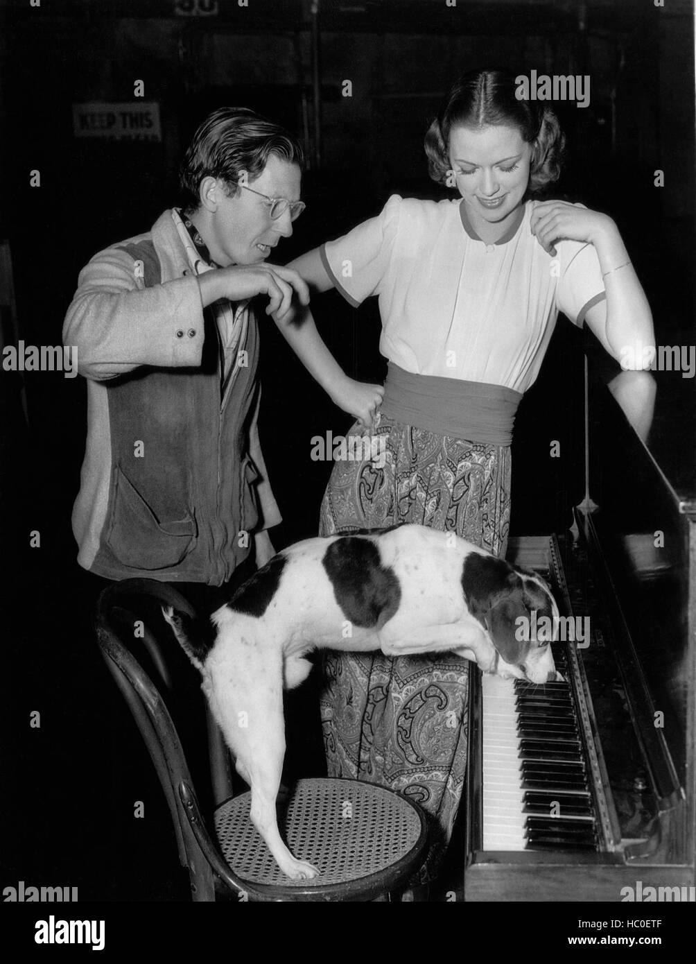 LADY BE GOOD, Jackie Ackerman, Eleanor Powell training Buttons, the ...