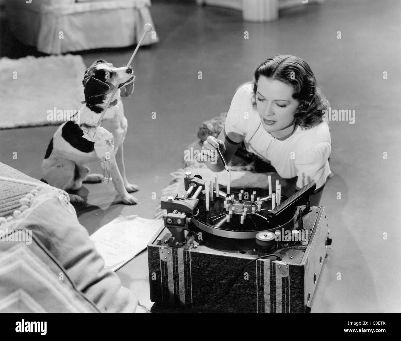 LADY BE GOOD, Eleanor Powell training Buttons, the screen's first ...