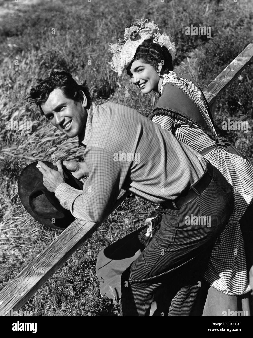 THE LAWLESS BREED, Rock Hudson, Julie Adams, 1953 Stock Photo - Alamy