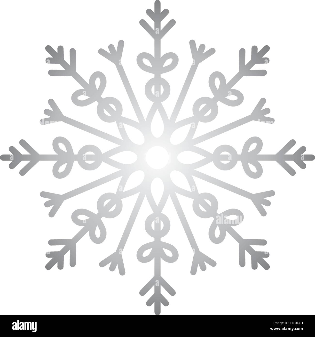 snowflake winter snow icon vector illustration graphic design Stock ...